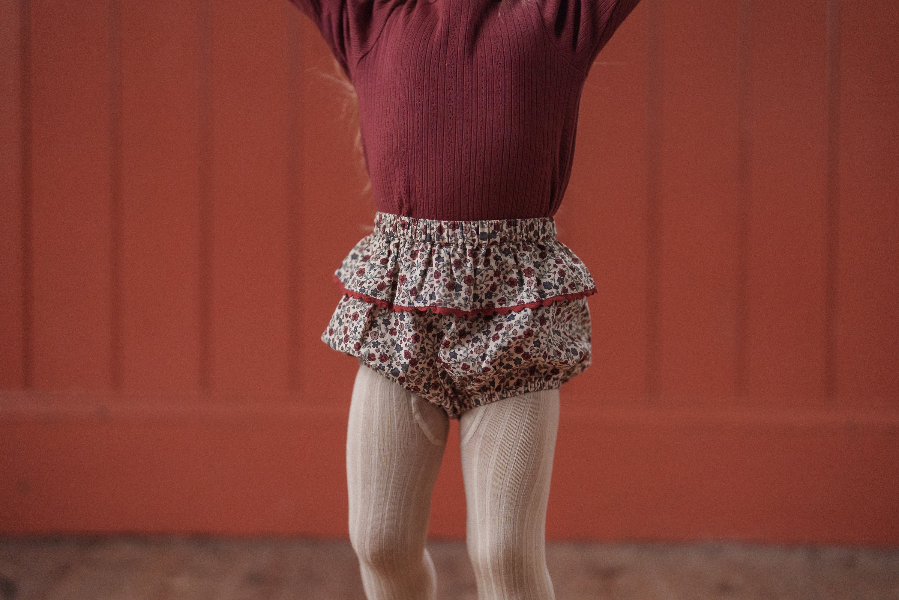 Frilly Poppy Bloomers - Cottage Floral– Little Cotton Clothes